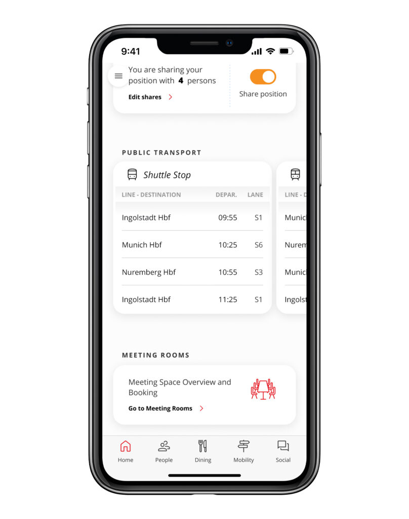 infsoft Workplace Experience - Mobile App for Offices