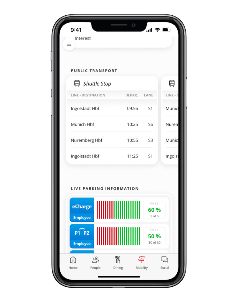 infsoft Workplace Experience - Mobile App for Offices
