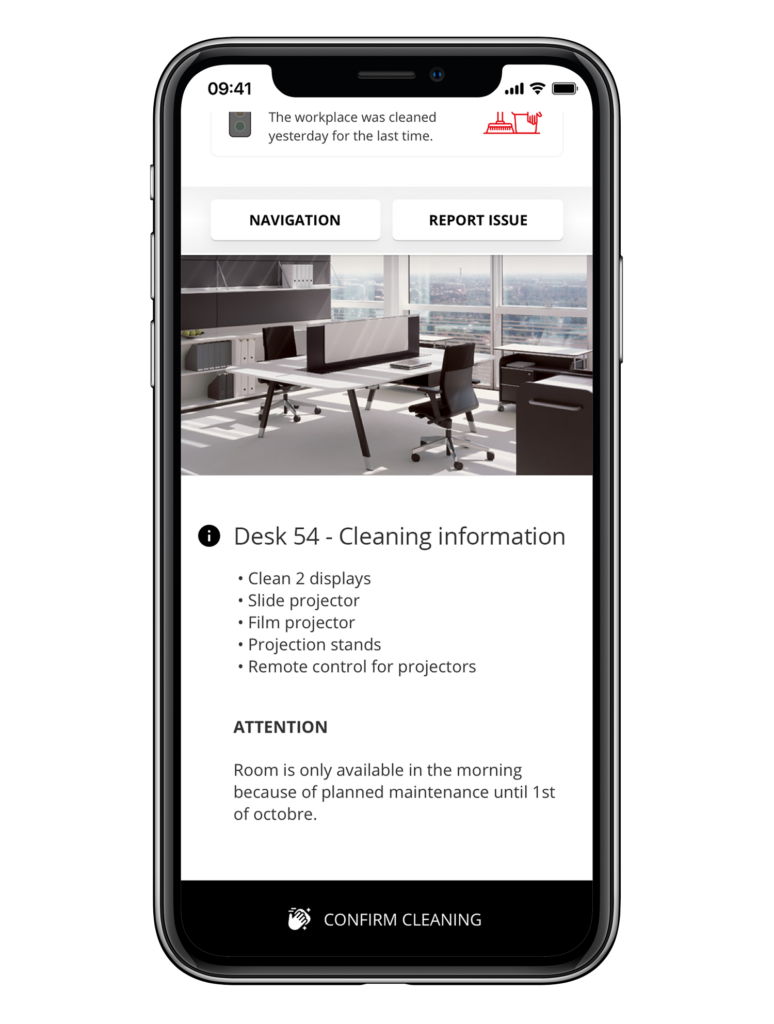 Interfaces and Service Provider in the Workplace Experience App