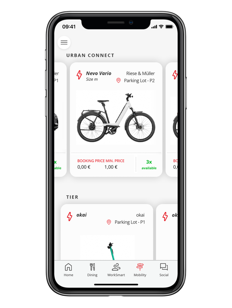 Interfaces and Service Provider in the Workplace Experience App