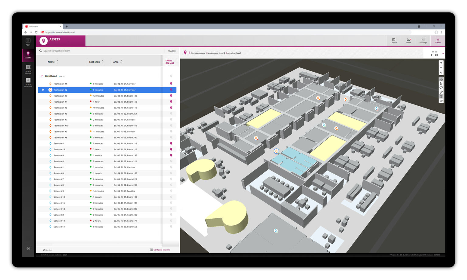 infsoft Use Case: People Tracking System for Industry