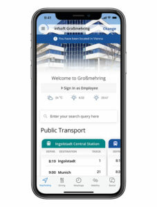 infsoft Indoor Navigation and Tracking in Offices